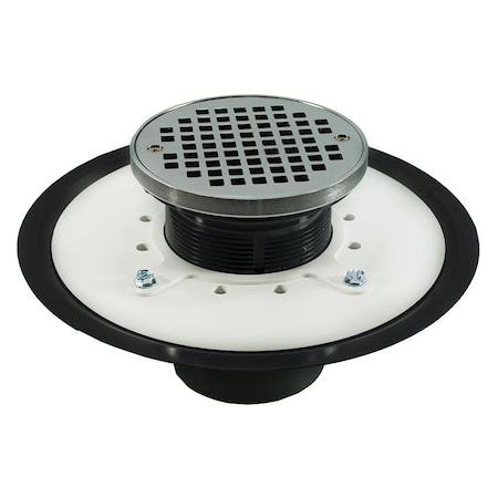 Jones Stephens 3in. Heavy Duty PVC Drain Base with 3-1/2in. Plastic ...