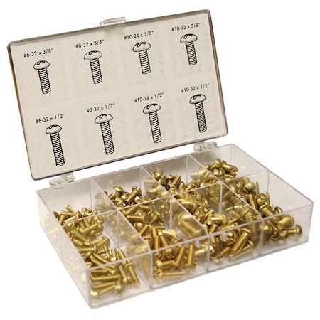 Jones Stephens Brass Bibb Screw Assortment Kit J40153 | Zoro