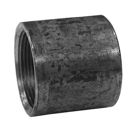 Jones Stephens 1in. Black Steel Standard Merchant Coupling M310 | Zoro