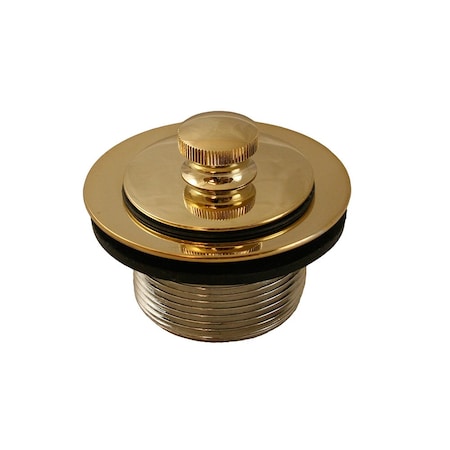 Jones Stephens Polished Brass Friction Lift Tub Drain P35068 | Zoro