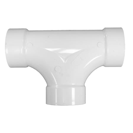 Charlotte Pipe And Foundry 4in. PVC Two-Way Cleanout Tee PTC644 | Zoro