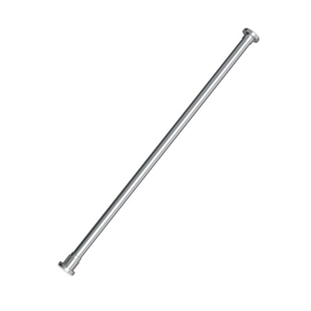Jones Stephens 5ft Aluminum Shower Rod with Die Cast Jiffy Flanges ...