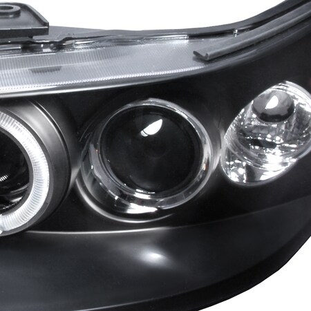 Spec-D Tuning 98-02 Honda Accord Halo LED Projector Black 2LHP-ACD98JM ...