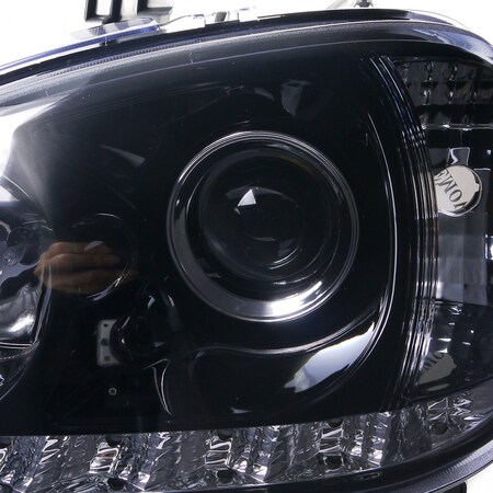 Spec-D Tuning 02-05 Mercedes W163 Ml Projector Headlights Glossy Black ...