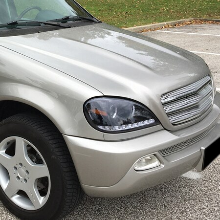 Spec-D Tuning 02-05 Mercedes W163 Ml Projector Headlights Glossy Black ...