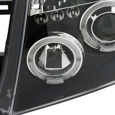 Spec-D Tuning 05-08 Nissan Pathfinder Halo LED Projector Black 2LHP ...