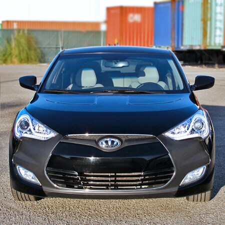 Spec-D Tuning 12-15 Hyundai Veloster Projector Headlight Chrome 2LHP ...