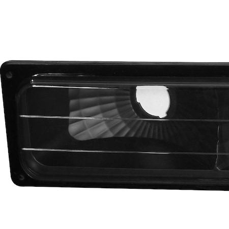 Spec-D Tuning 88-98 Chevrolet C10 Bumper Lights Black LB-C1094JM-RS | Zoro