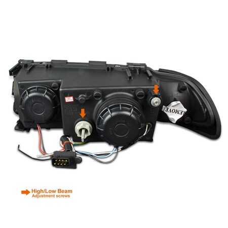 Spec-D Tuning 95-01 Bmw E87 Halo Projector Headlight - Chrome LHP-E3895 ...