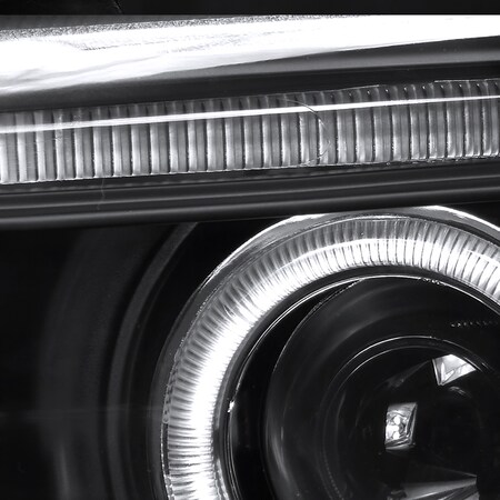 Spec-D Tuning 01-03 Bmw E53 X5 Halo LED Projector Headlight Black ...