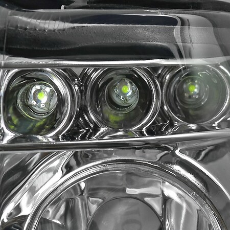 Spec-D Tuning 01-03 Bmw E53 X5 Halo LED Projector Headlight Chrome ...