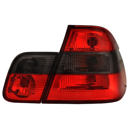 Spec-D Tuning 99-01 Bmw E46 3 Series Altezza Tail Light Red Smoke 4 ...