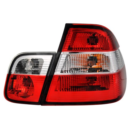 Spec-D Tuning 99-01 Bmw E46 3 Series Altezza Tail Light Red Clear 4 ...