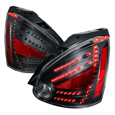 Spec-D Tuning 04-08 Nissan Maxima LED Tail Lights Black LT-MAX04JMLED ...