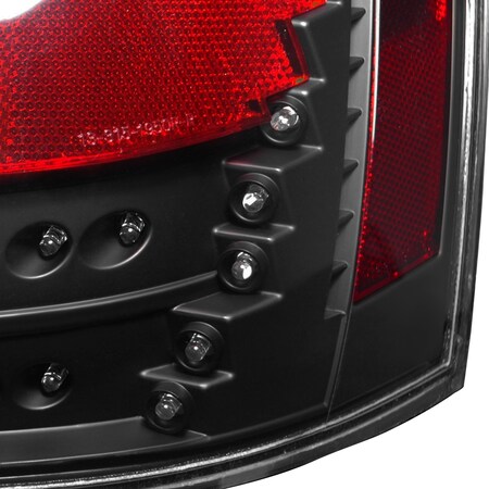 Spec-D Tuning 04-08 Nissan Maxima LED Tail Lights Black LT-MAX04JMLED ...