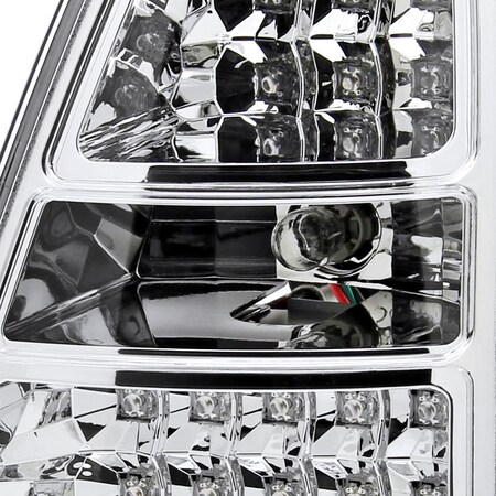 Spec-D Tuning 05-06 Mini Cooper LED Tail Lights Chrome Housing LT ...