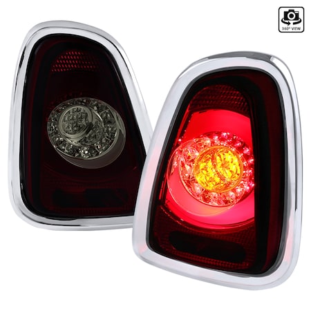 Spec-D Tuning 11-13 Mini Cooper LED Tail Lights - Red Smoke LT ...
