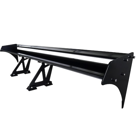Spec-D Tuning All All All 002 Style Double Deck Spoiler Black SPL ...