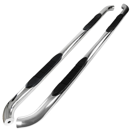 Spec-D Tuning 15-Up Ford F150 3 Inch Side Step Bar Chrome - Crew Cab ...