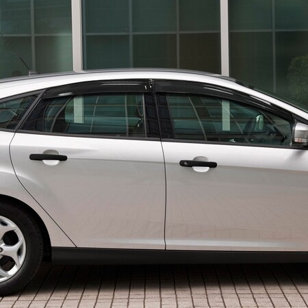 Spec-D Tuning 08-11 Ford Focus Window Visor WV-FOC08SM | Zoro