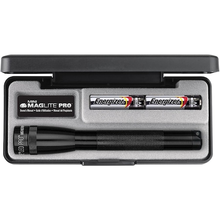 Maglite SP2P Mini Pro 2 AACell LED Flashlight, Color Black, Packaging ...