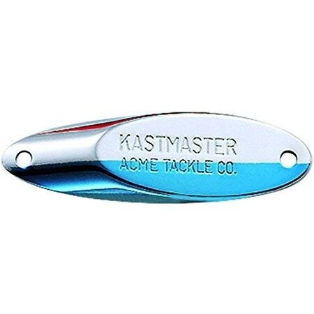 Acme Kastmaster Xl Spoon 4 12, 3 Oz, Chrome Neon Blue With White ...