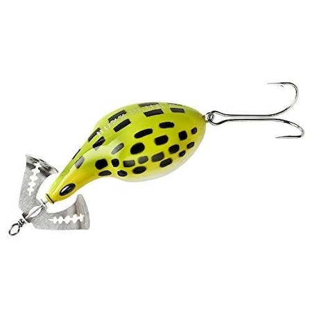 Arbogast Buzz Plug Jr Topwater Buzz Bait, 2 38, 58 Oz FrogWhite Belly ...