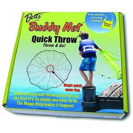 Betts Buddy Throw Mono Cast Net 4' 38 Mesh Chartreuse CH4-I-EZ | Zoro