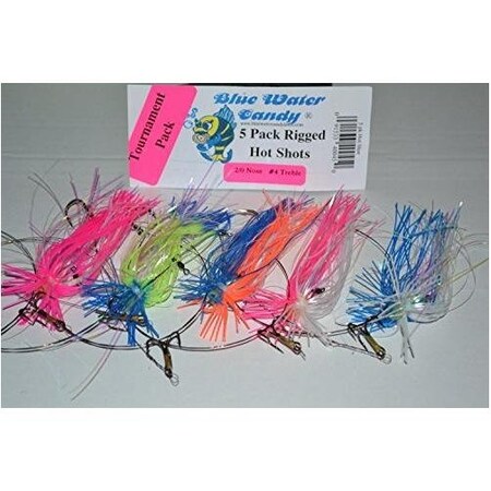 Blue Water Candy King Rig Tourn Skirted WHot Shots 20 NoseTrailing ...