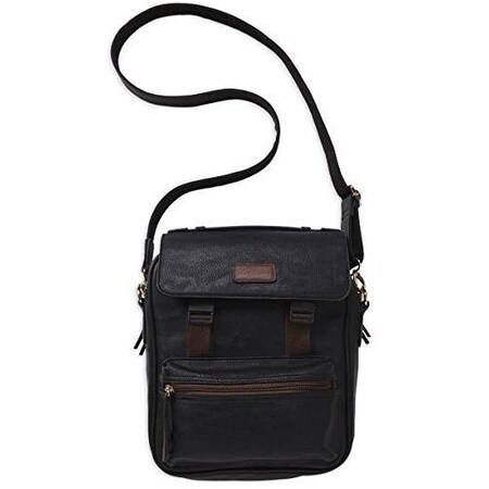 Bulldog Urban Satchel W Tablet Storage And Holster, Black WBrown 12 X ...