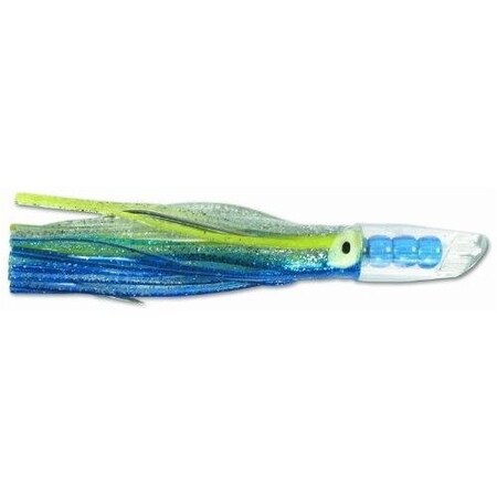 C&H Rattle Jet Trolling Lure Rigged Ready, BlueSilver Skirt, 70 Hook ...
