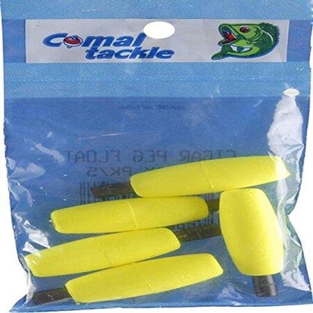 Comal Husky Cigar Peg Float Yellow 150 5Pk, 5PK HC150Y PK/5 | Zoro