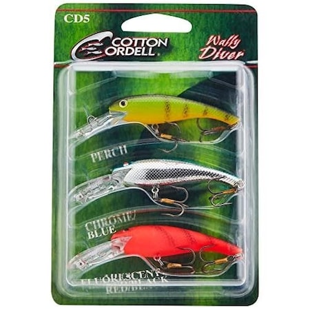 Cotton Cordell Wally Diver, 25 In, 14 Oz, 3PK PK3CD5-1 | Zoro