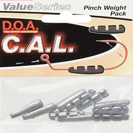 Doa CAL Pinch Weight, 18 Oz, Natural, 8PK 65002 | Zoro
