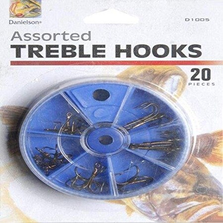 Danielson Treble Hook Dial Box Assortment D1005 | Zoro