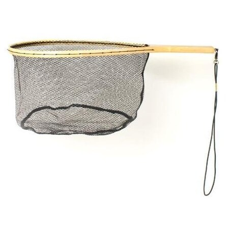 Eagle Claw Wooden Trout Net WRubberized Netting NTRTR | Zoro