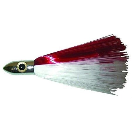 Iland Tracker Trolling Lure, 4 14, 34 Oz, 3D Eyes Chrome HeadRed White ...
