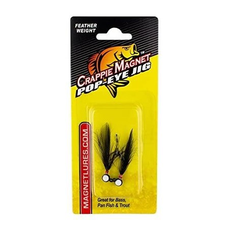 Leland Pop Eye Jig, 164 Oz Black 87486 | Zoro