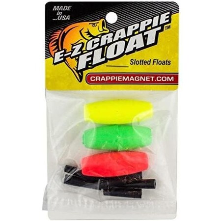 Leland Crappie Magnet Ez Crappie Float, 150 In, Green, Red Yellow 87610 ...