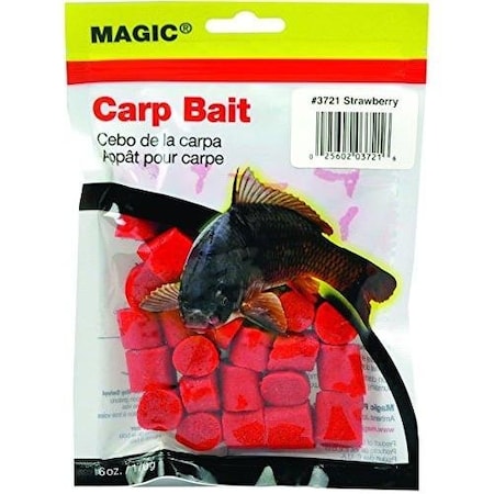 Magic Carp Bait, Preformed, 6 Oz Bag, RedStrawberry 3721 | Zoro