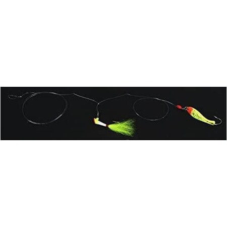Nungesser Shad Rig WhiteYellow Dart, YellowRed Tip 000 Spoon 3SR4GLO-RY ...