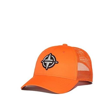 Outdoor Cap Trophy Tracker Logo Meshback Cap, Blaze Orange Onesize Fits ...