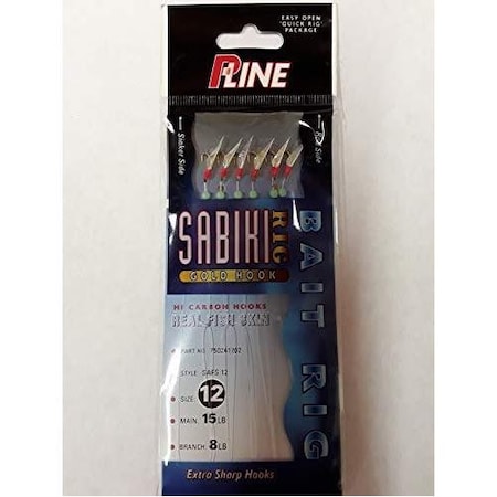 P-Line Sabiki Rig Hage Aurora Fish Skin Sabiki Rig SAFS12 | Zoro