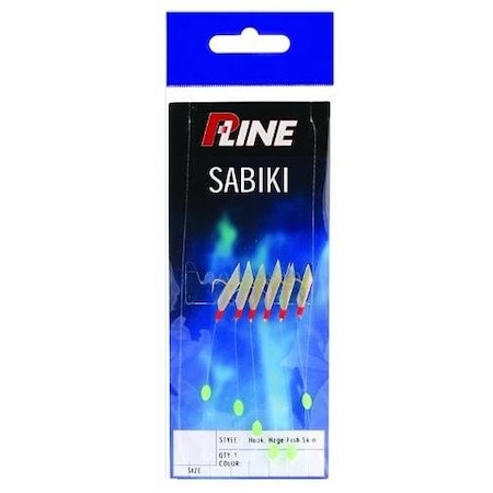 P-Line Sabiki Rig Hage Aurora Fish Skin Sabiki Rig SAFS14 | Zoro