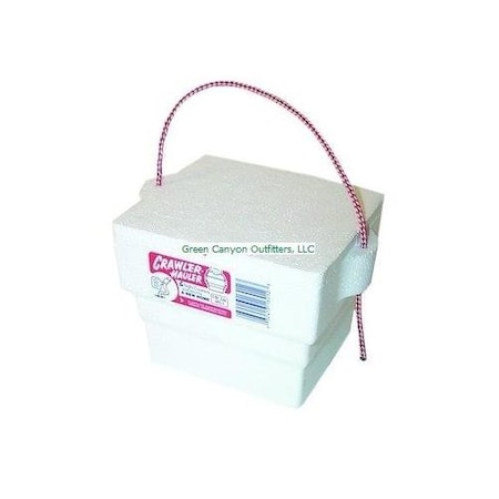 Plastilite Bait Container, 1 Quart Foam, W Rope Handle PC1-24 | Zoro