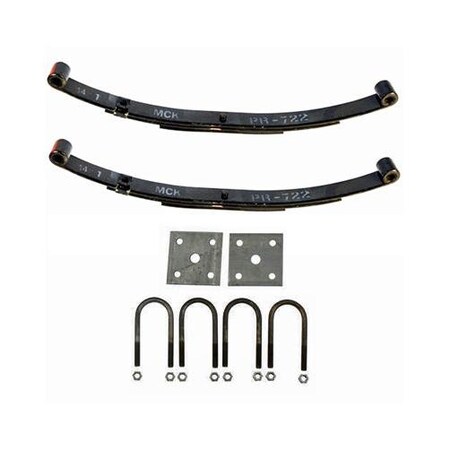 Redneck Trailer Supplies Spring UBolt Kit, 1250Lb Double Eye Springs, 3 ...