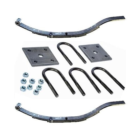 Redneck Trailer Supplies Spring UBolt Kit, 1500Lb Slipper Springs, 3 ...