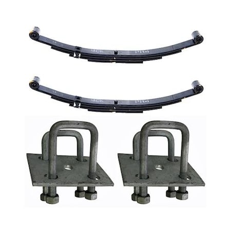 Redneck Trailer Supplies Spring Marine UBolt Kit, 2400Lb Double Eye ...