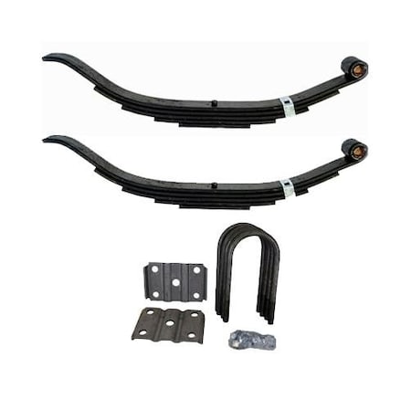 Redneck Trailer Supplies Spring Kit, 7277 Mounted On 10Gd Axle, 2 Each ...