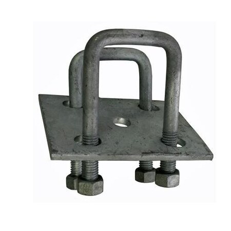 Redneck Trailer Supplies UBolt Kit, 2 Square Axle, 12 X 550 UBolts ...
